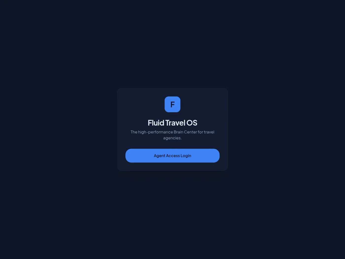 Fluid Travel OS