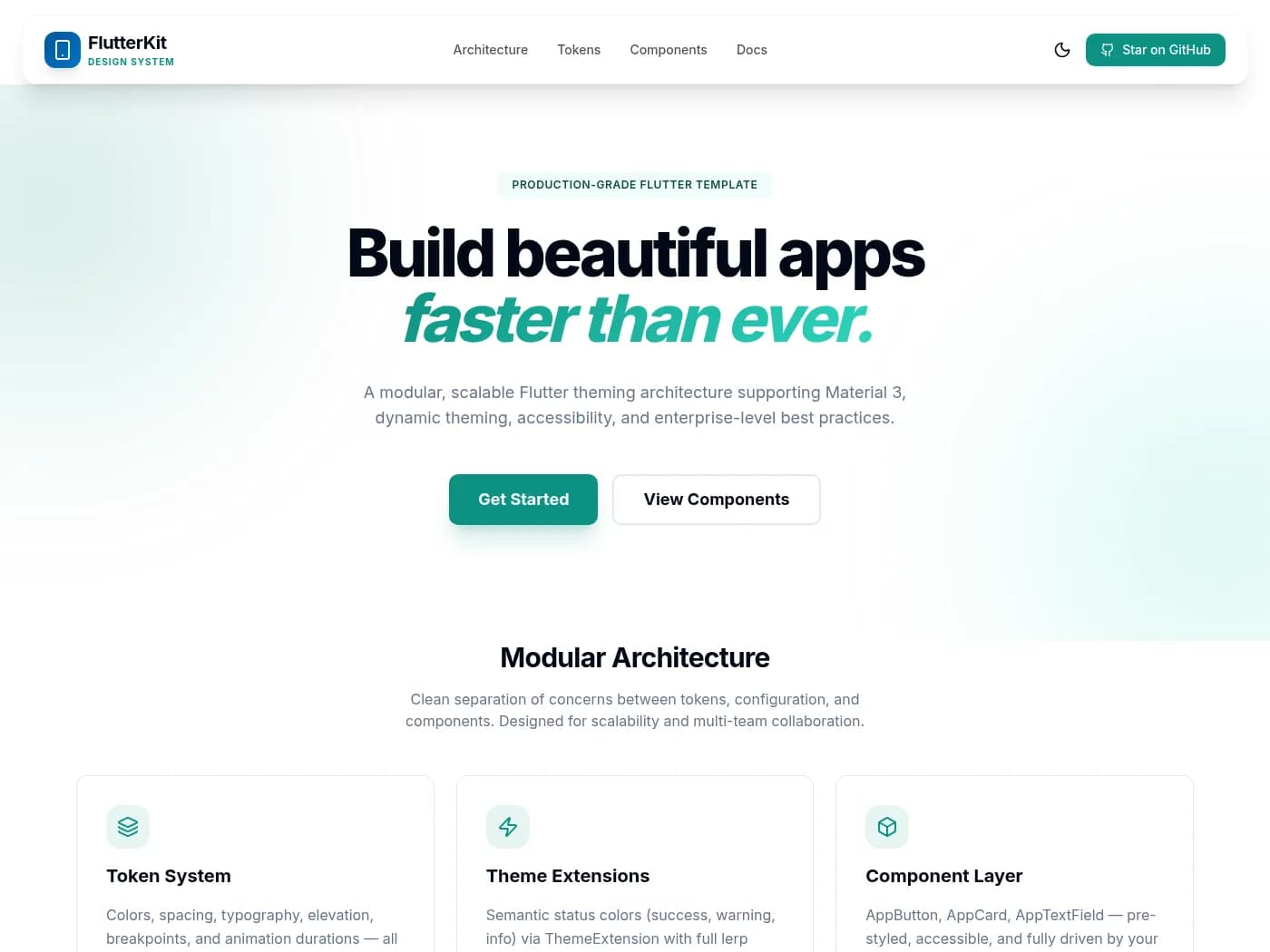 Flutter Design System Kit