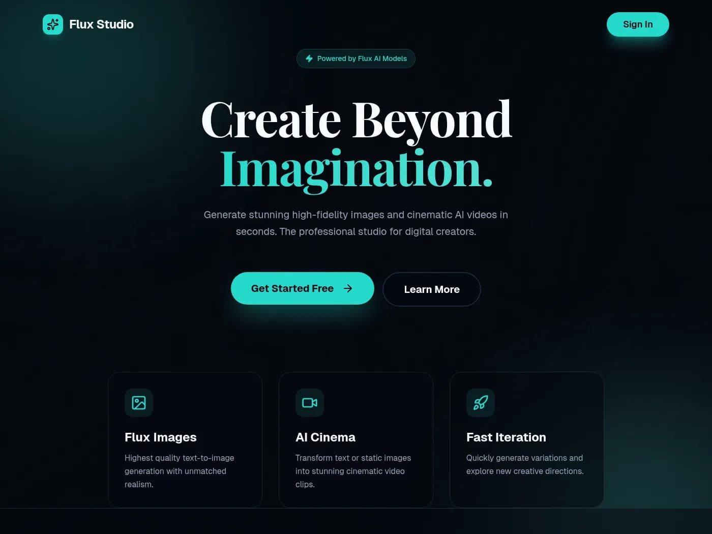 Flux AI Image Studio