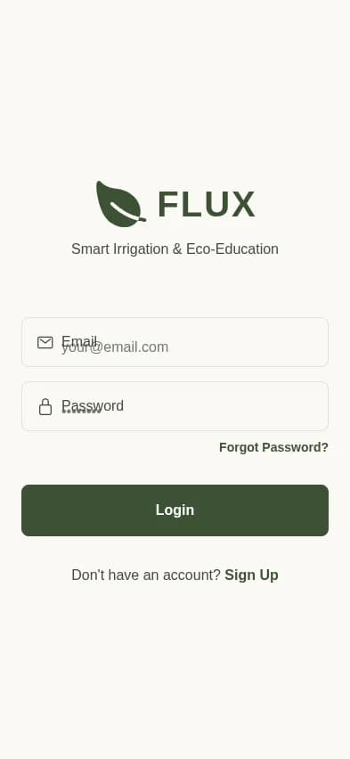 Flux Eco-Irrigation App