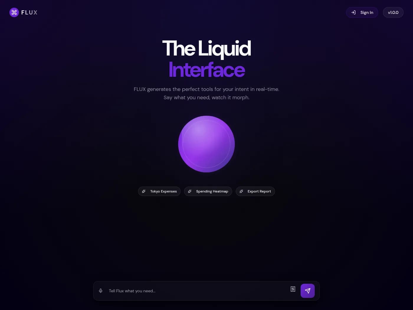 Flux: The Liquid Interface