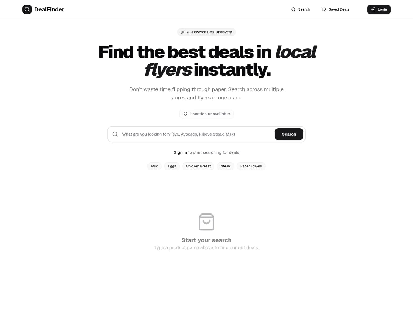 Flyer Deal Finder