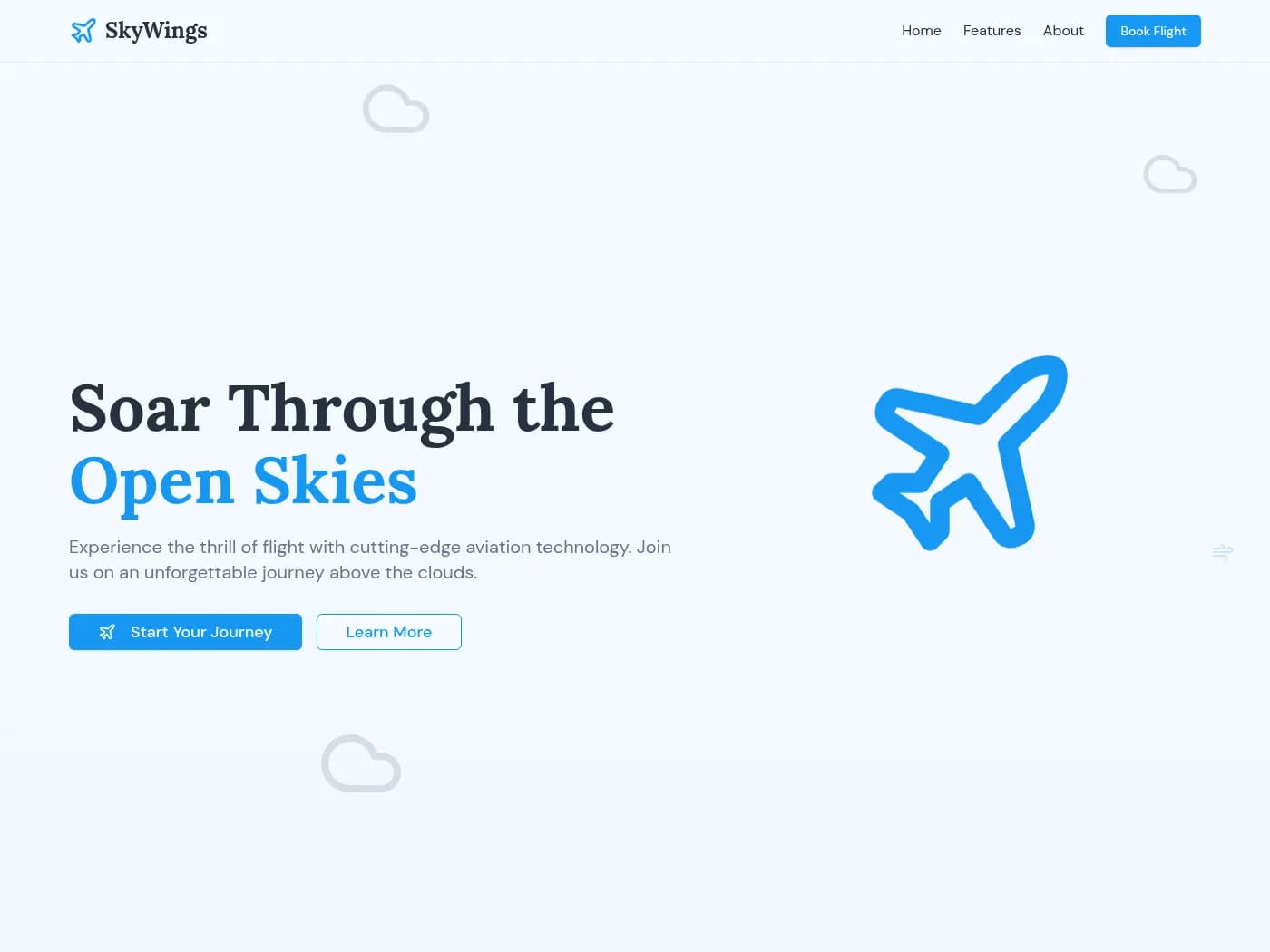 Flying Airplane Site
