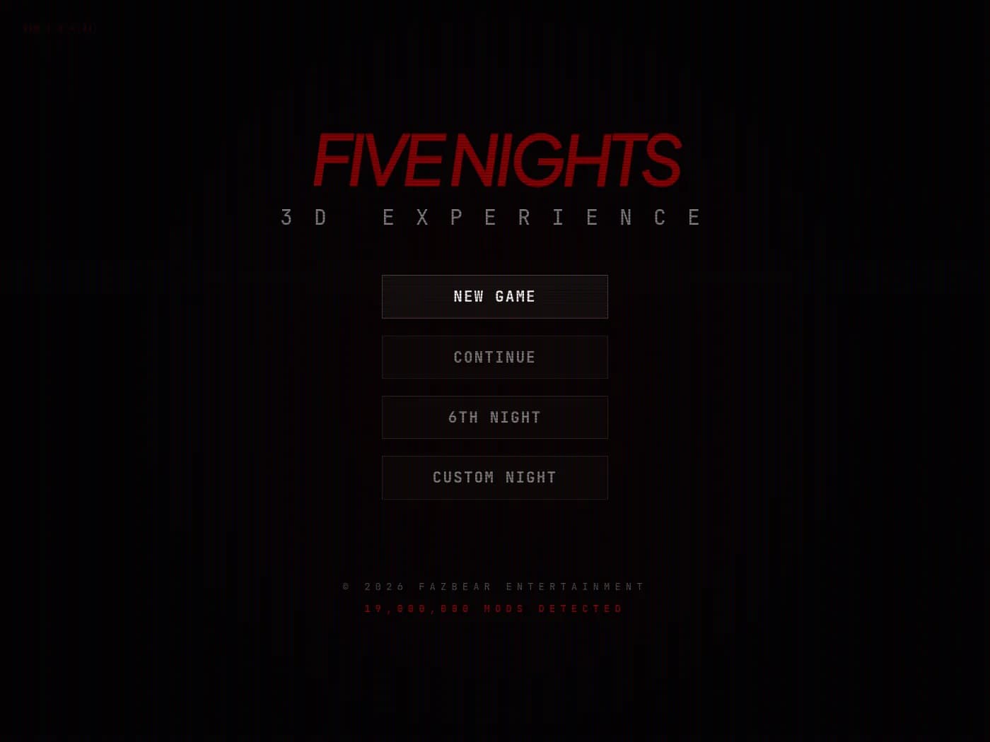FNAF 3D Experience