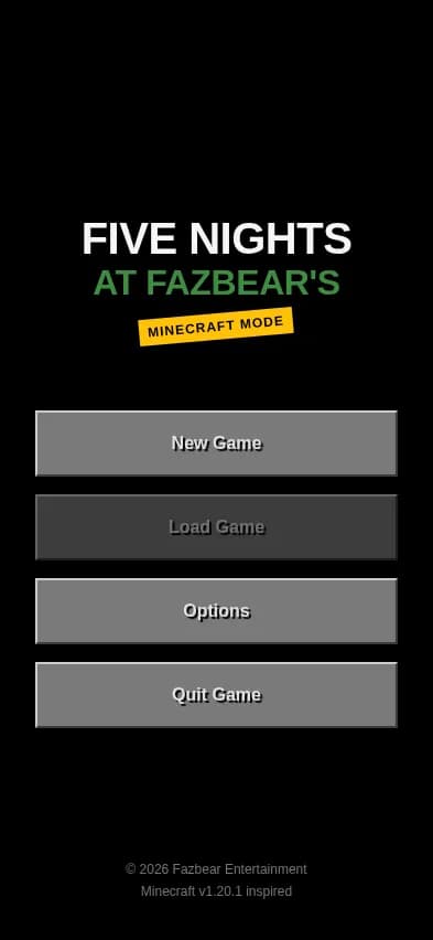 FNAF Minecraft Mode