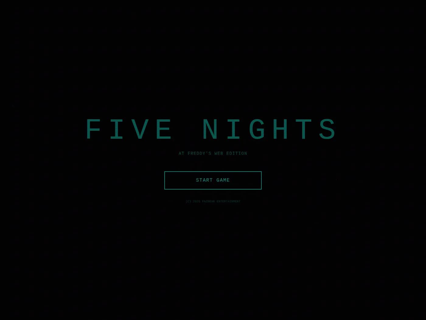 FNAF Web Game