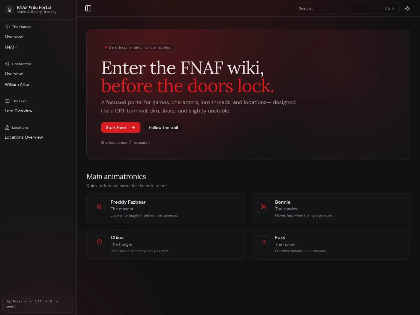 FNAF Wiki Portal