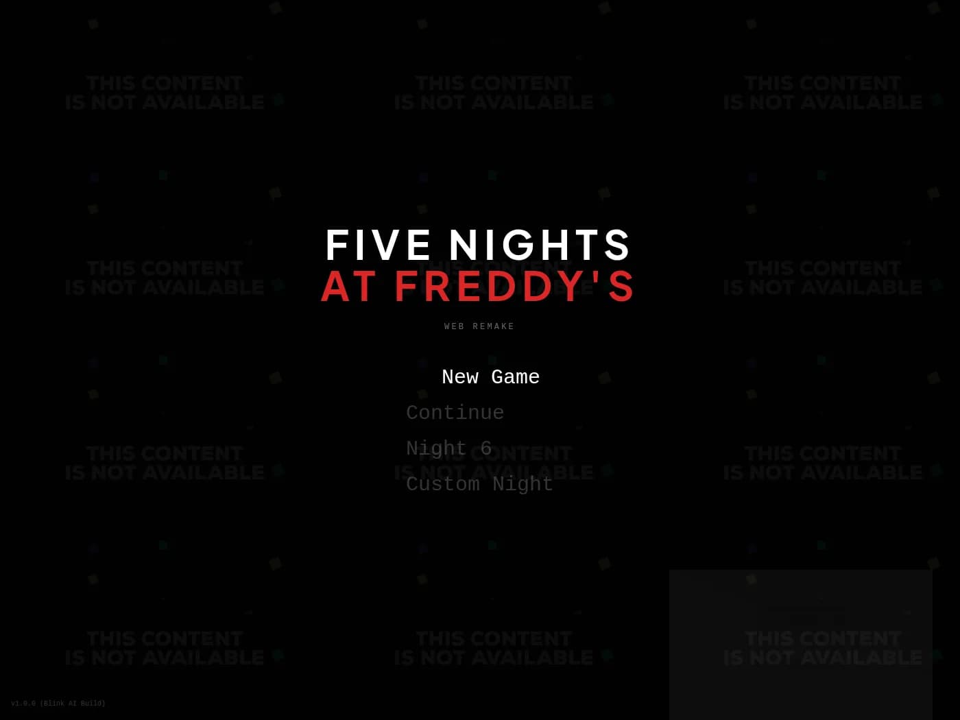 FNAF Remake Web