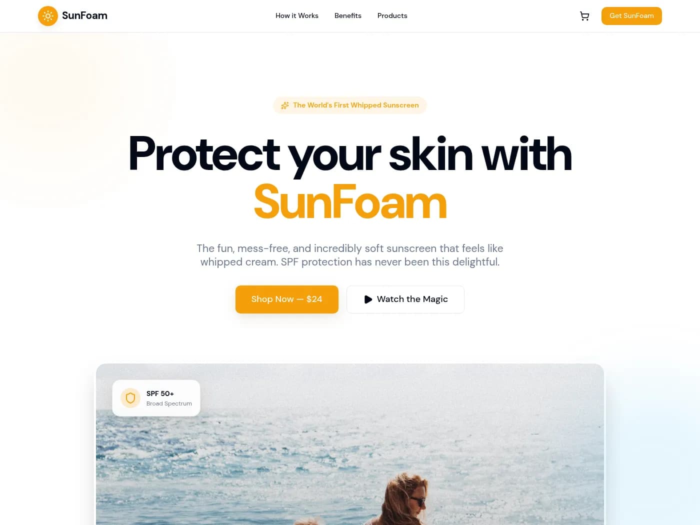 FoamGlow Sunscreen