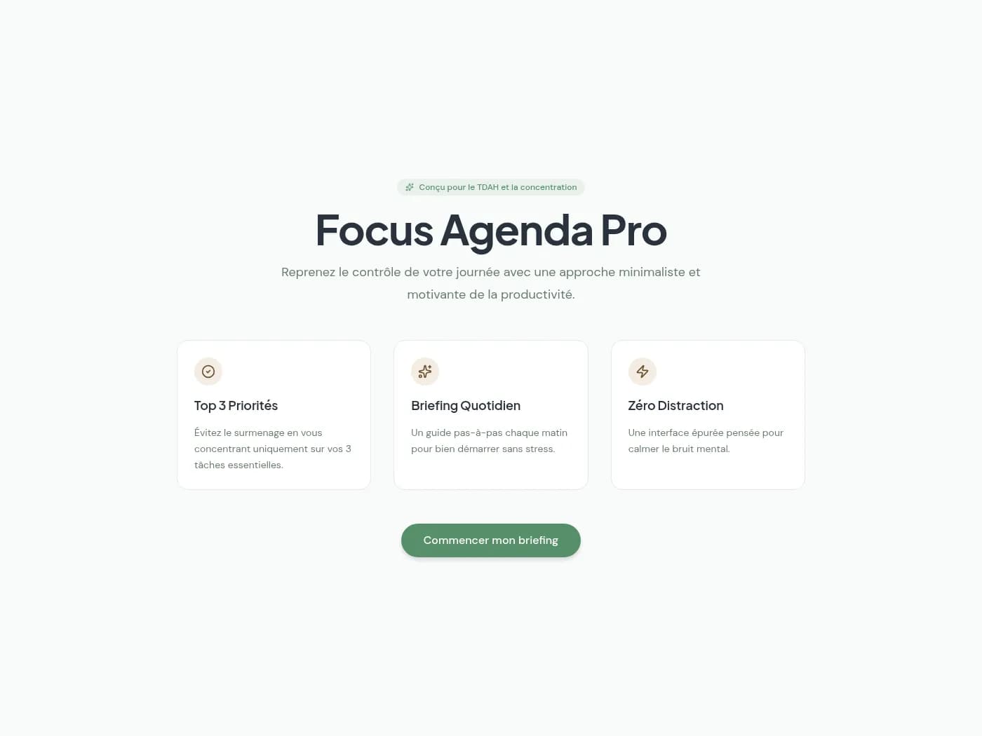 Focus Agenda Pro