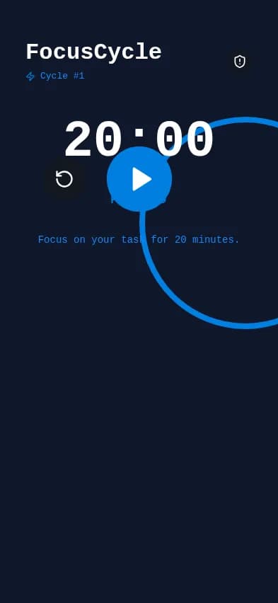 Focus Cycle Timer