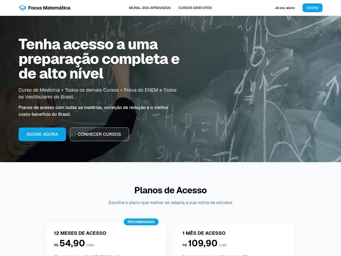 Focus Matemática Platform