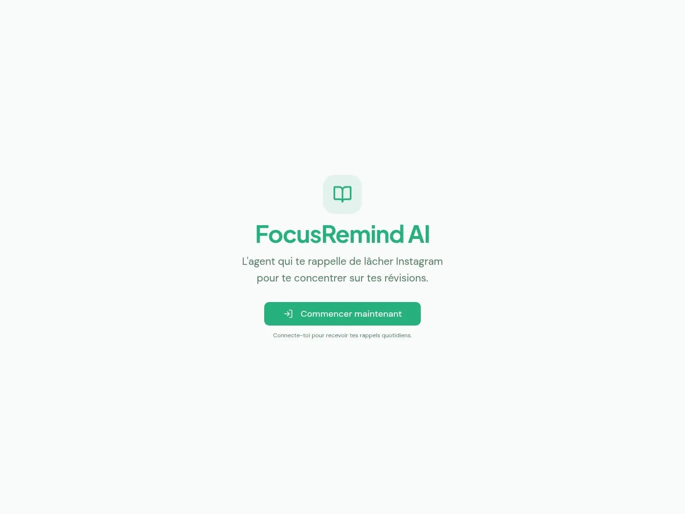 Focus Reminder Agent