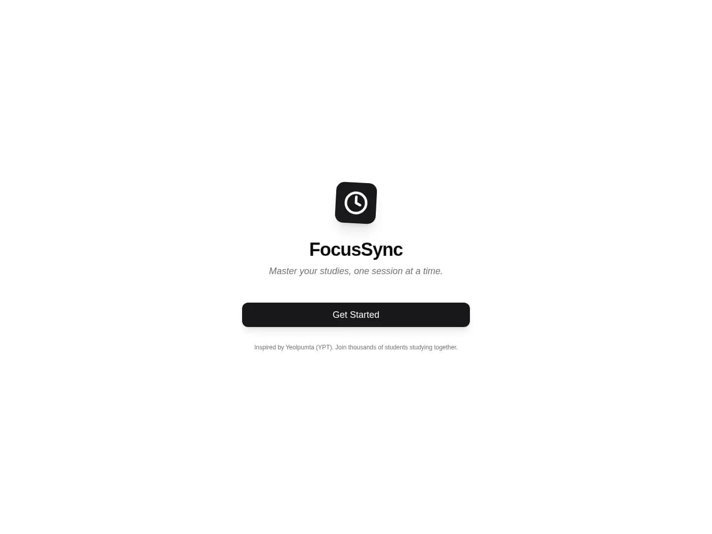 FocusSync Study App