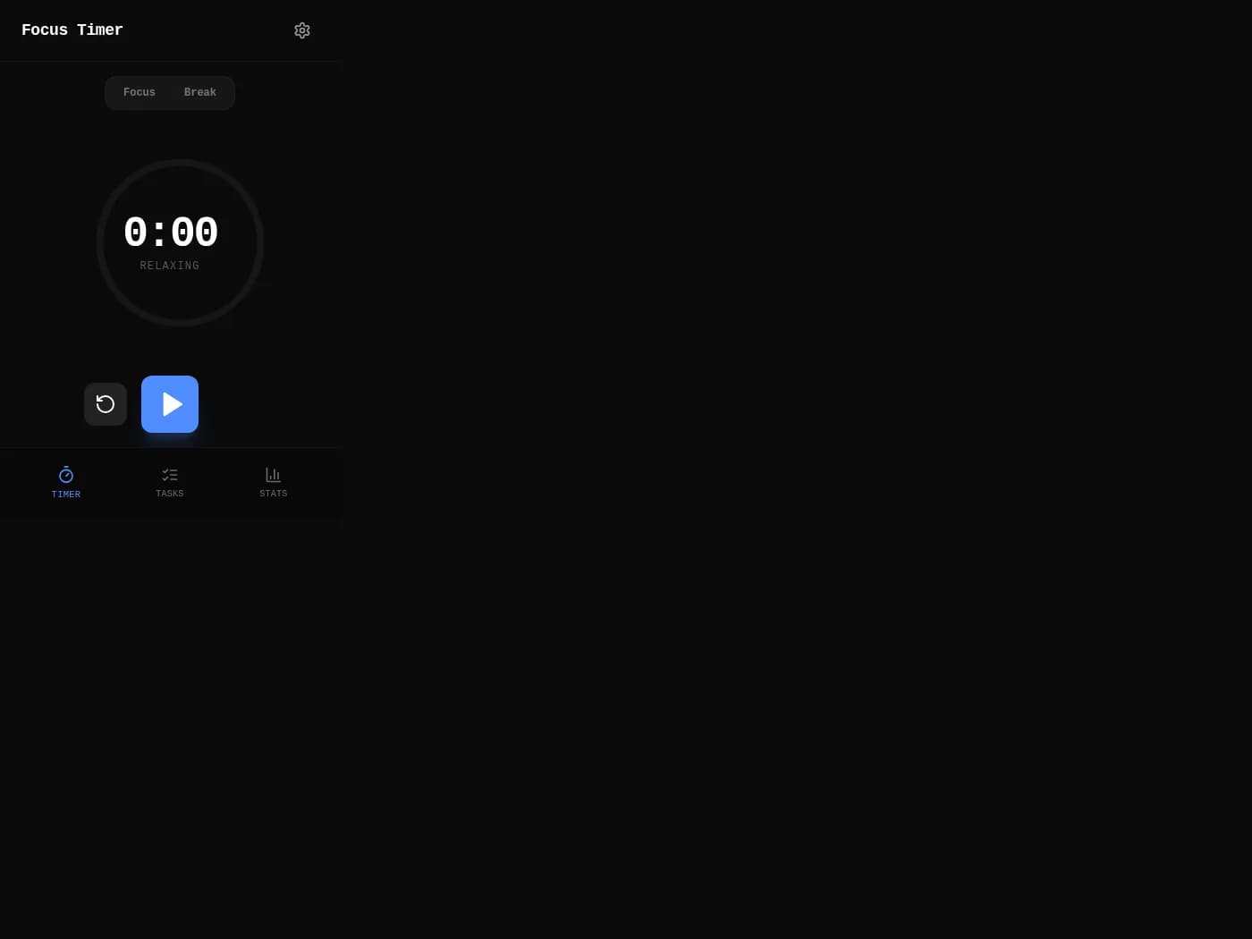 Focus Timer Extension