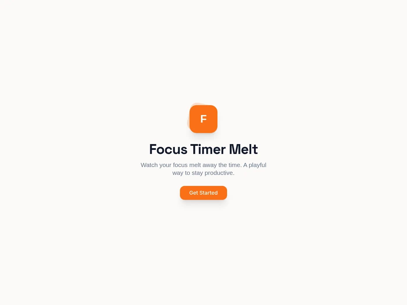 Focus Timer Melt