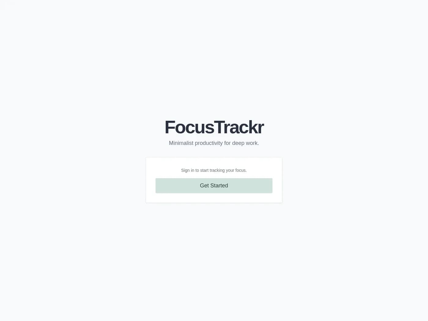 FocusTrackr