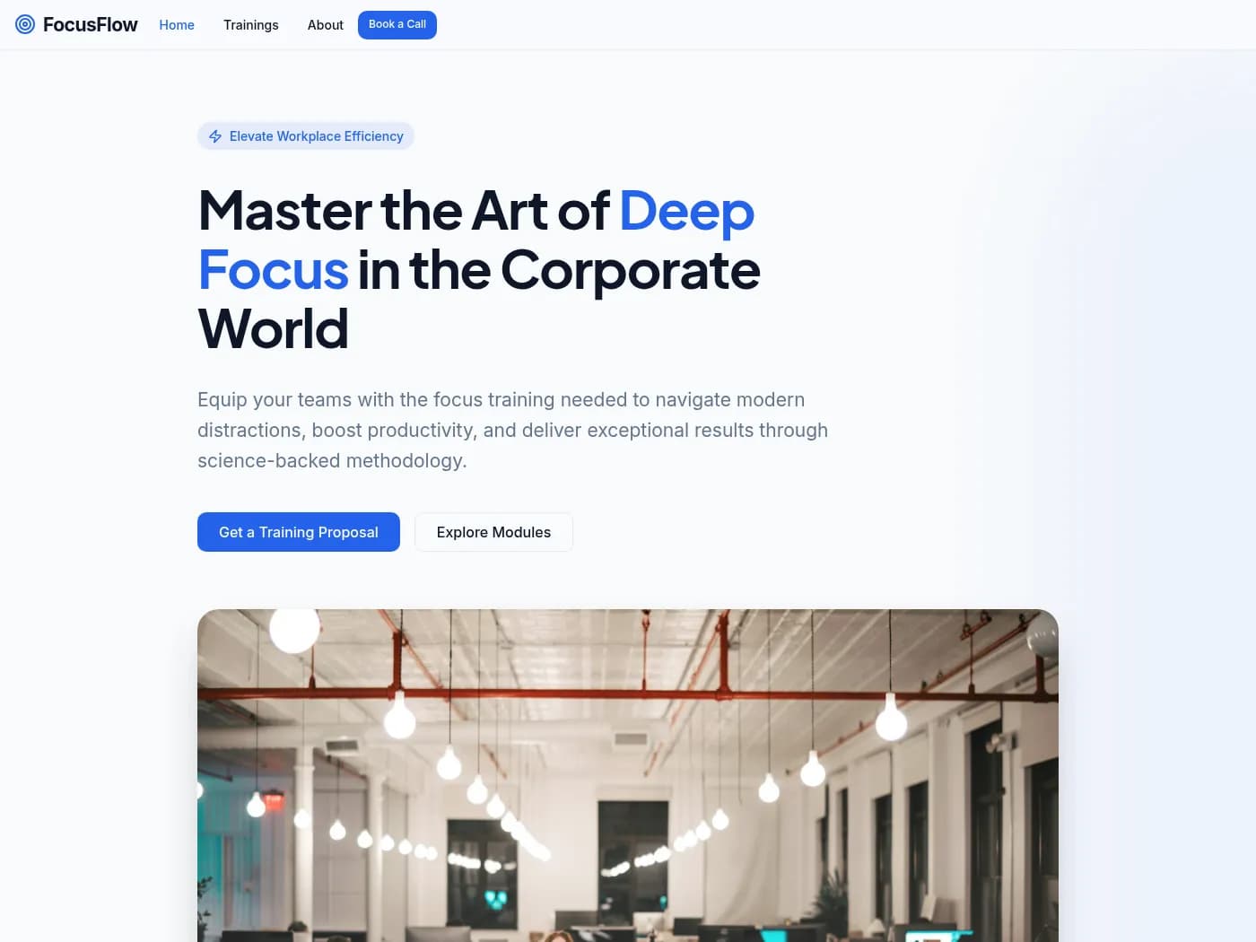 Focus Training Website
