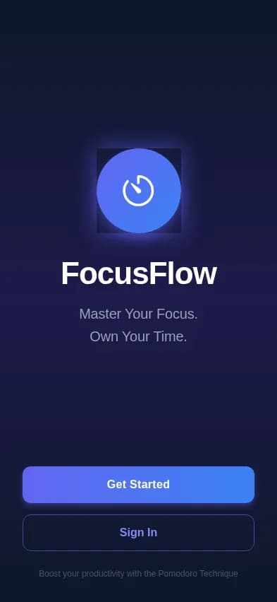 FocusFlow – Study Timer