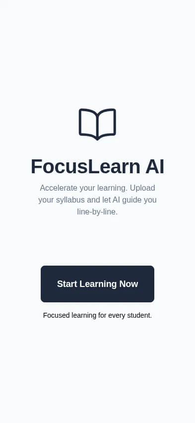 FocusLearn AI Reader