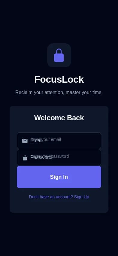 FocusLock App Locker