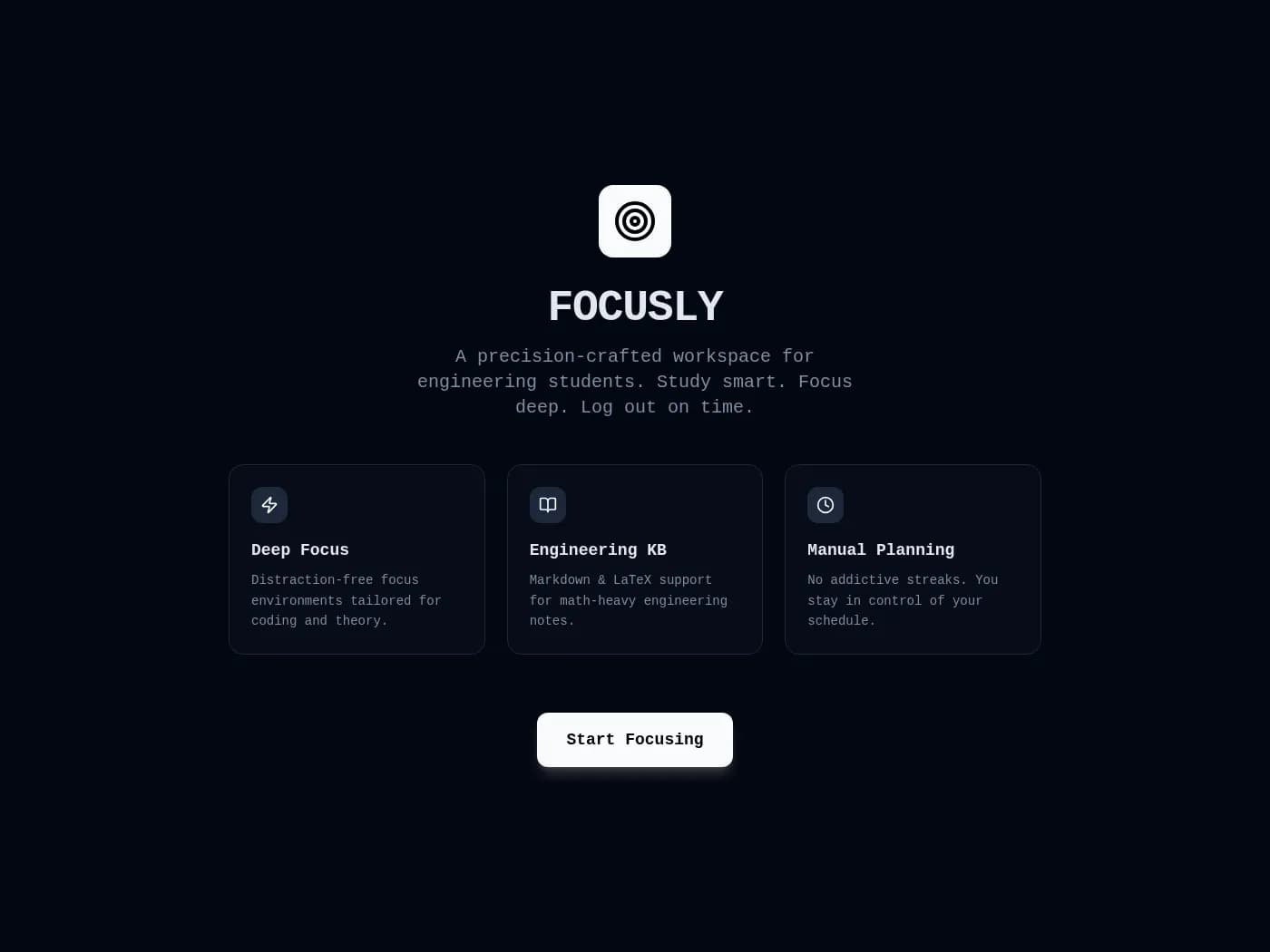 Focusly Desktop Planner