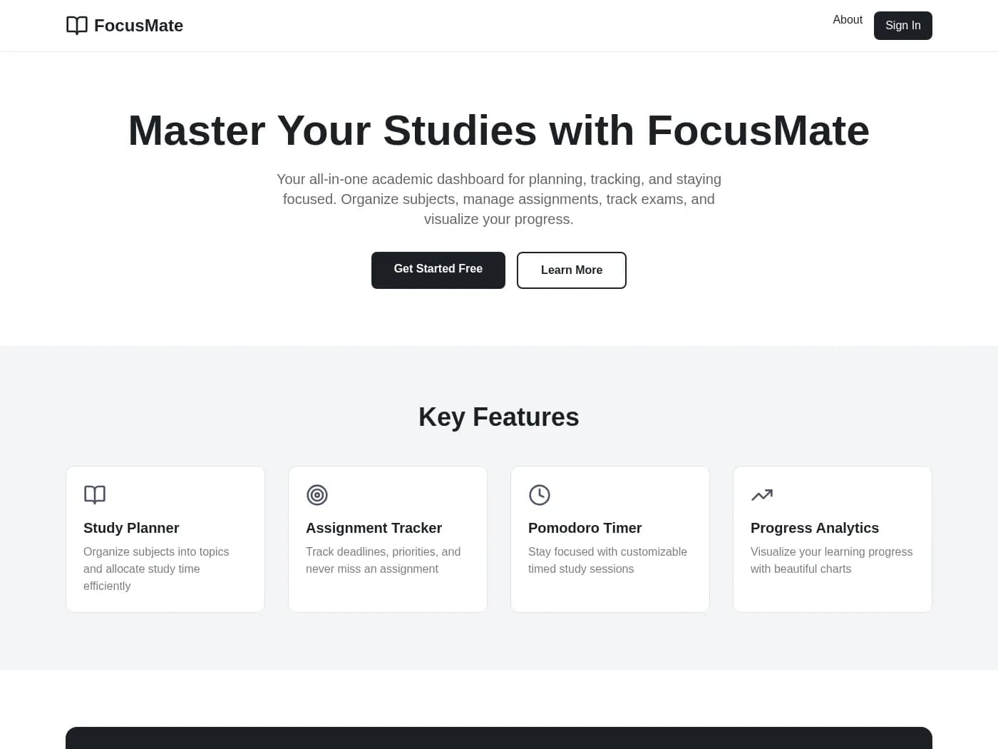 FocusMate Planner
