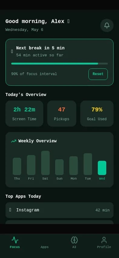 FocusTrack Mobile