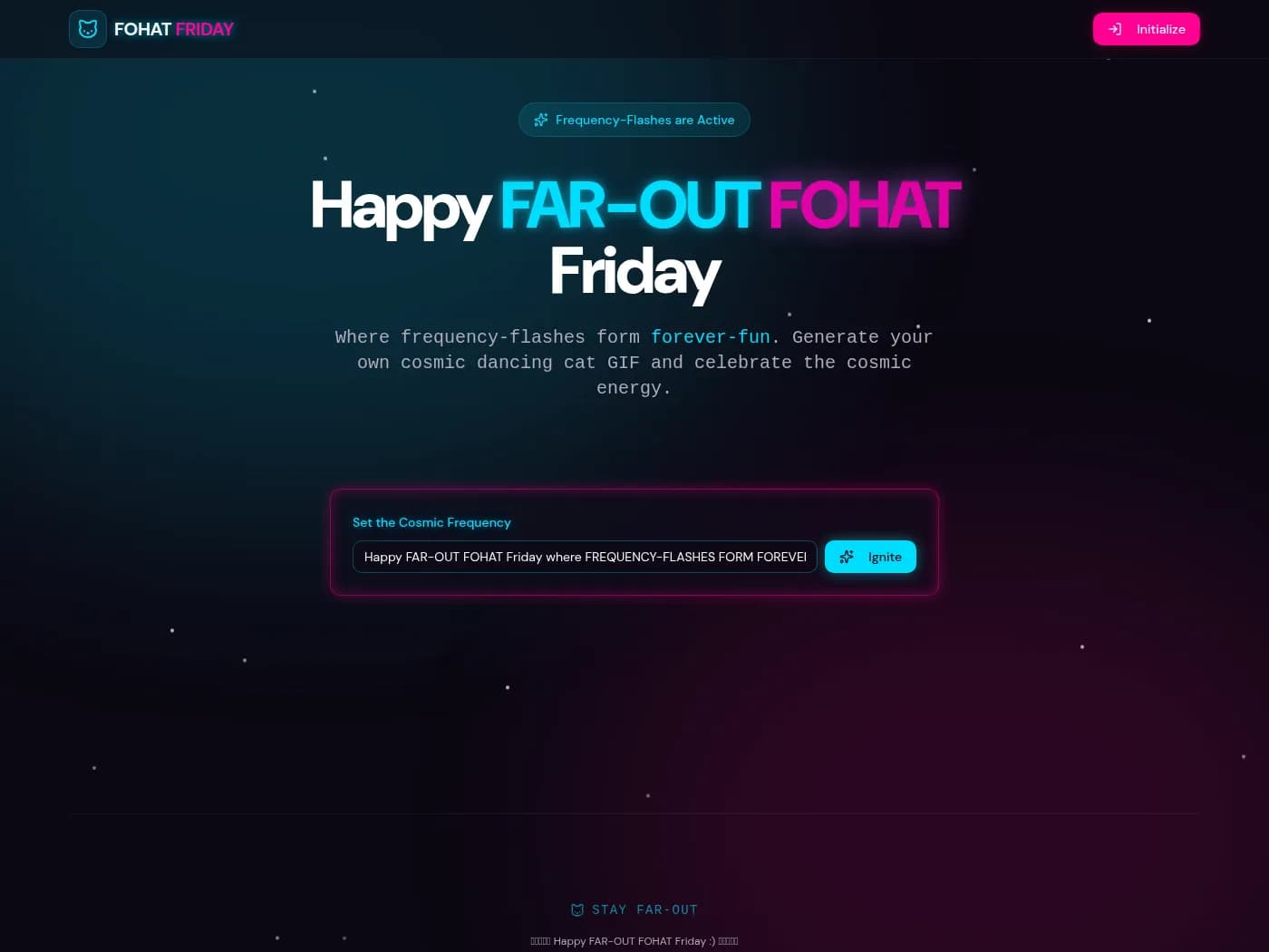 Fohat Friday Gif Generator