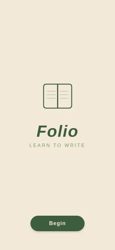 Folio: Learn to Write