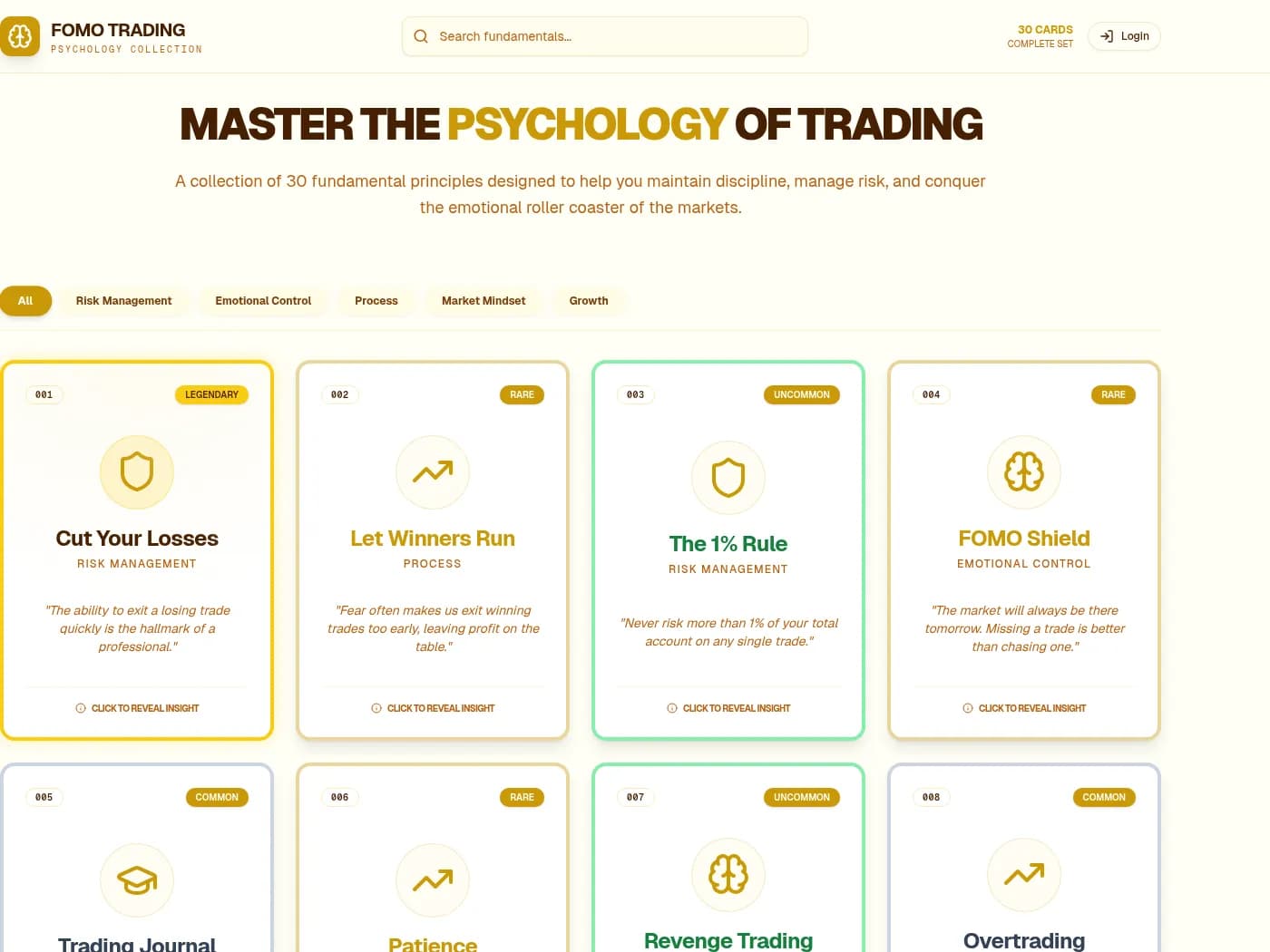 Fomo Trading Card Template
