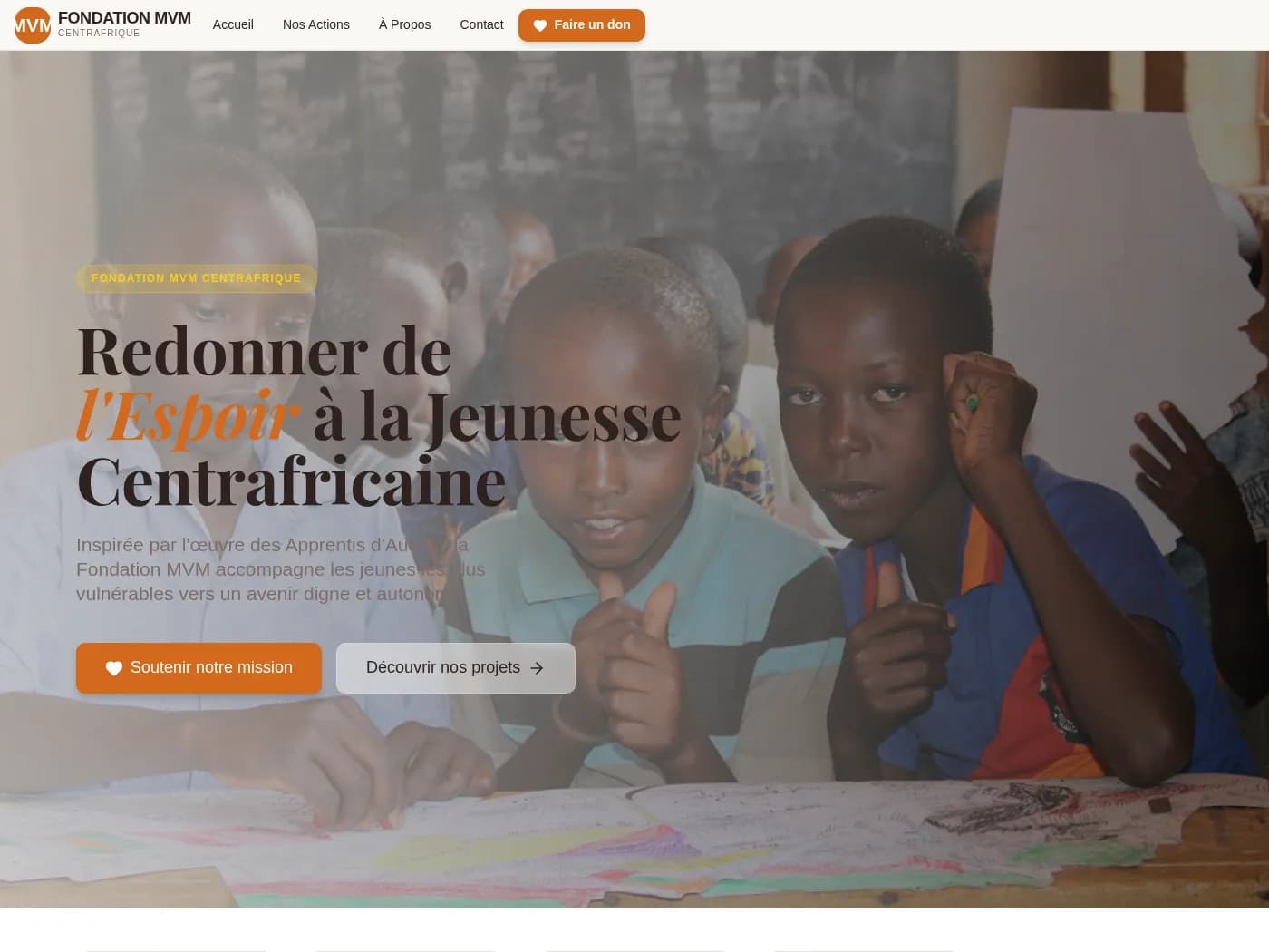 Fondation MVM Site