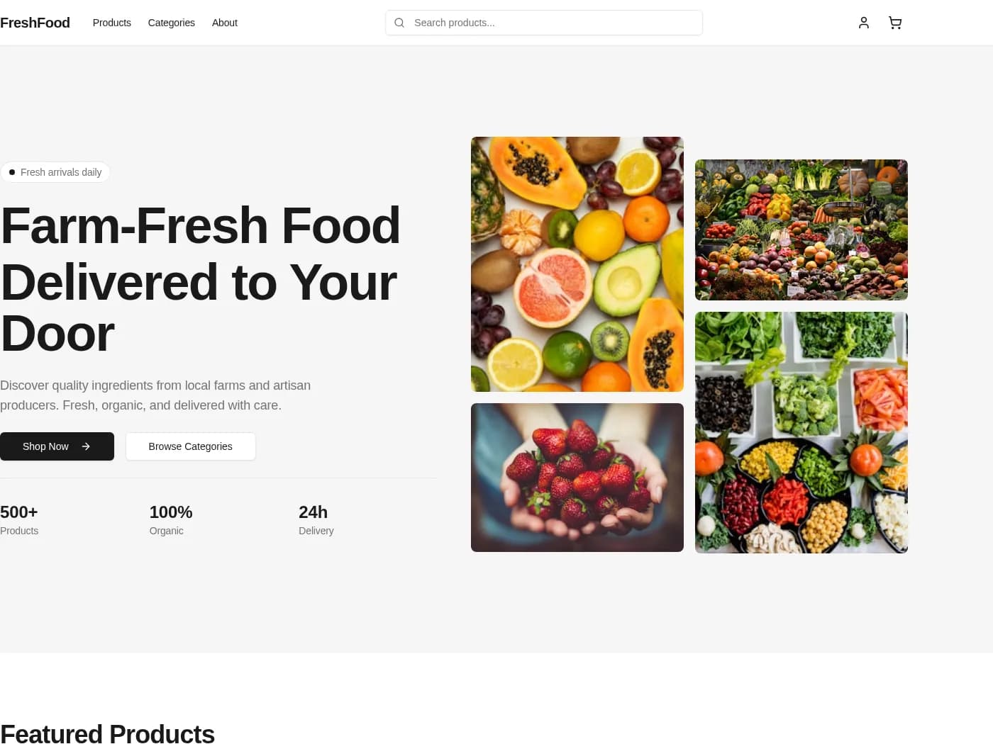 FreshFood Commerce