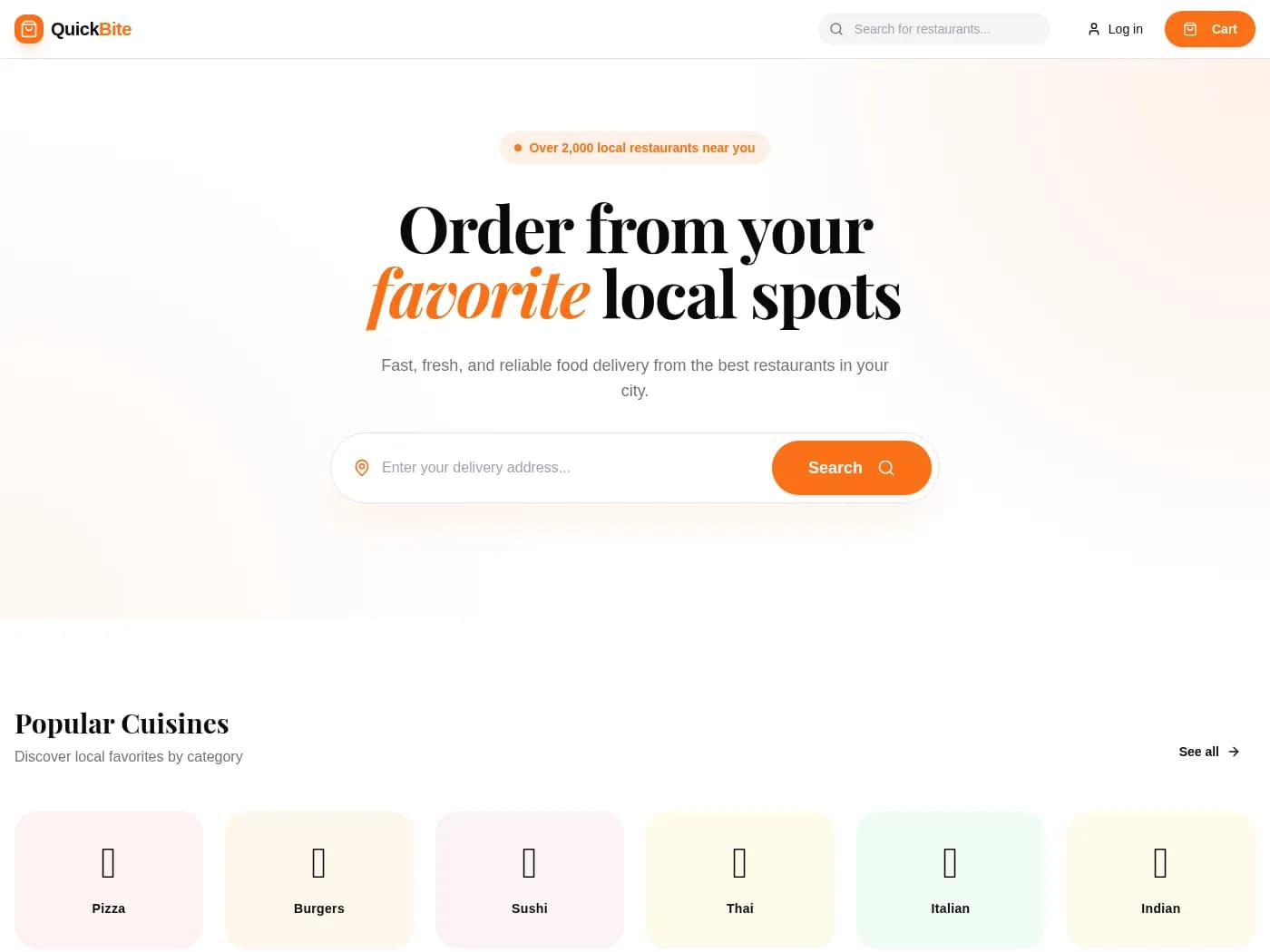 QuickBite Platform