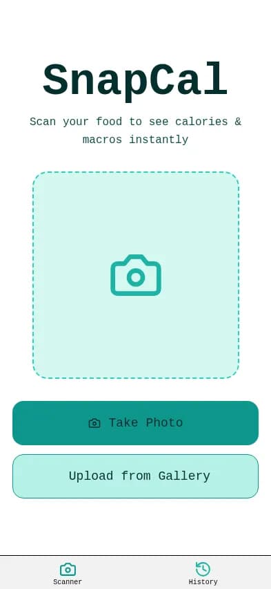 SnapCal Calorie Scanner