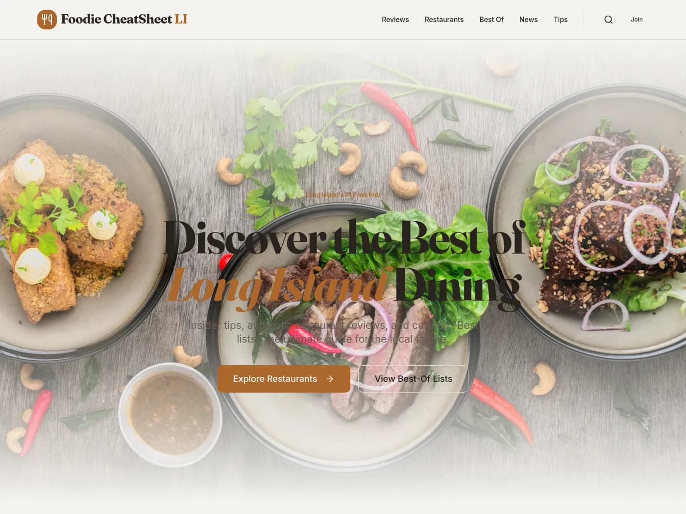 Foodie CheatSheet LI