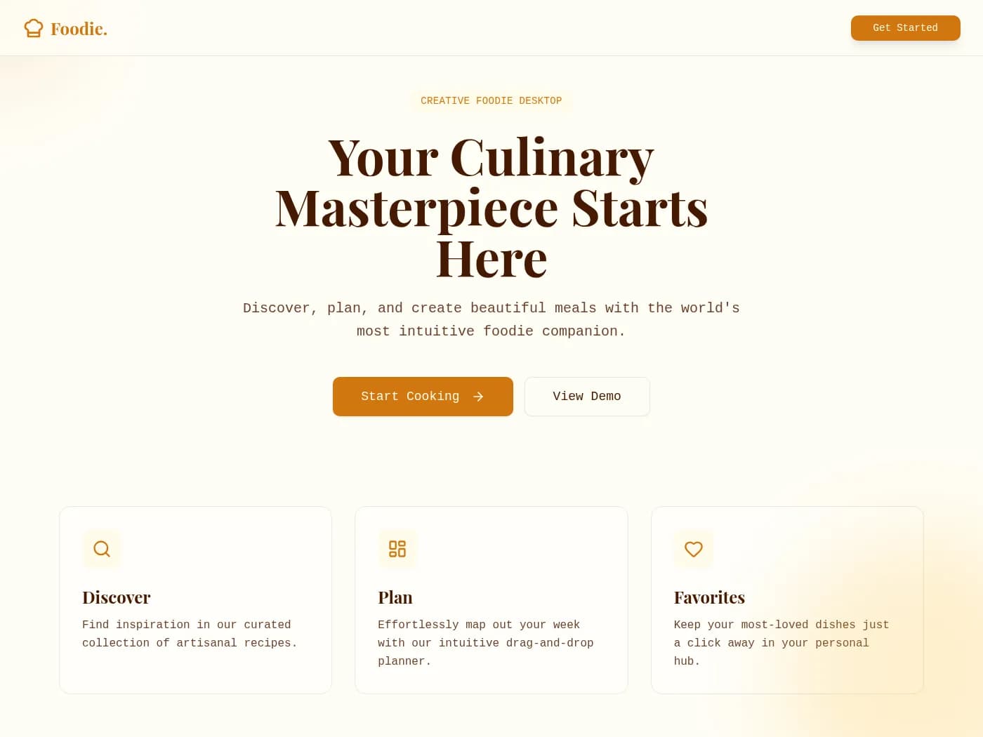 Creative Foodie Desktop