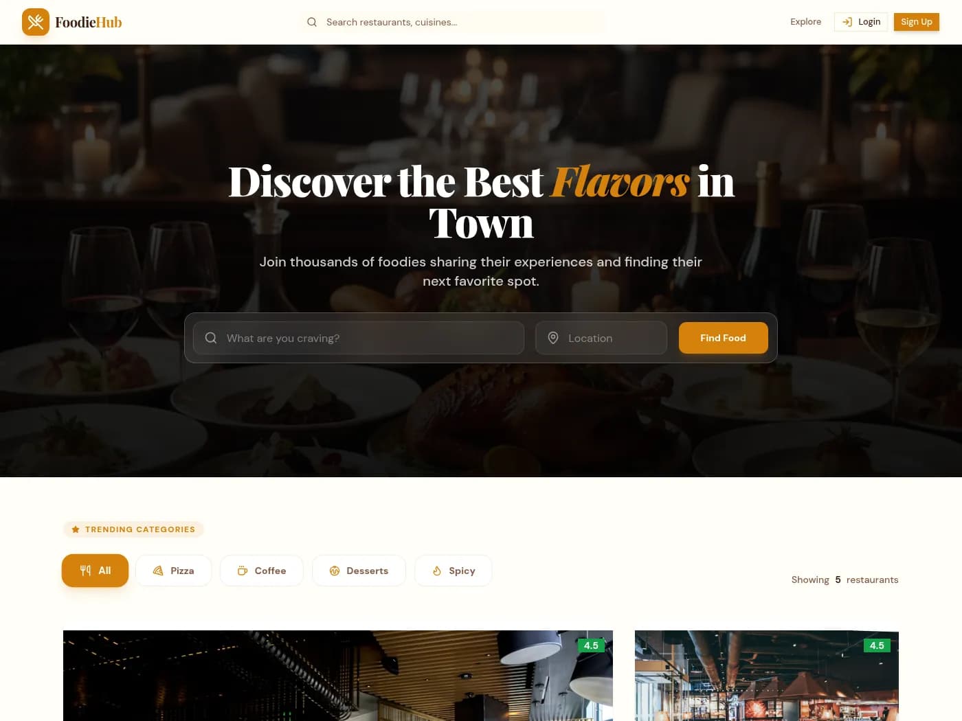 Foodie Review Hub