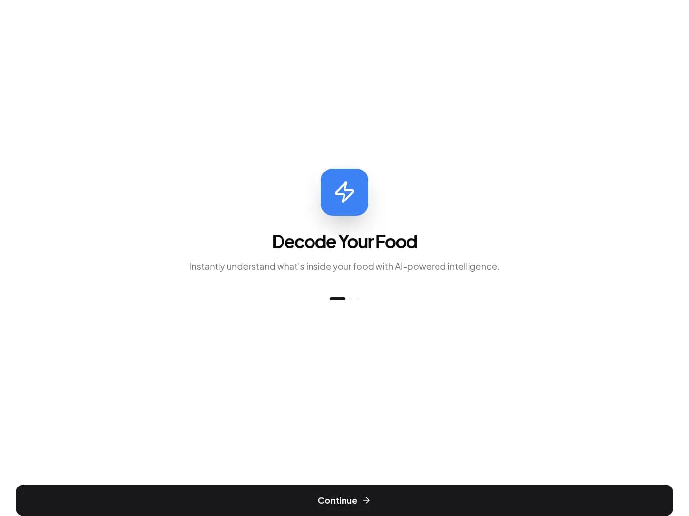 FoodOS AI Food Scanner