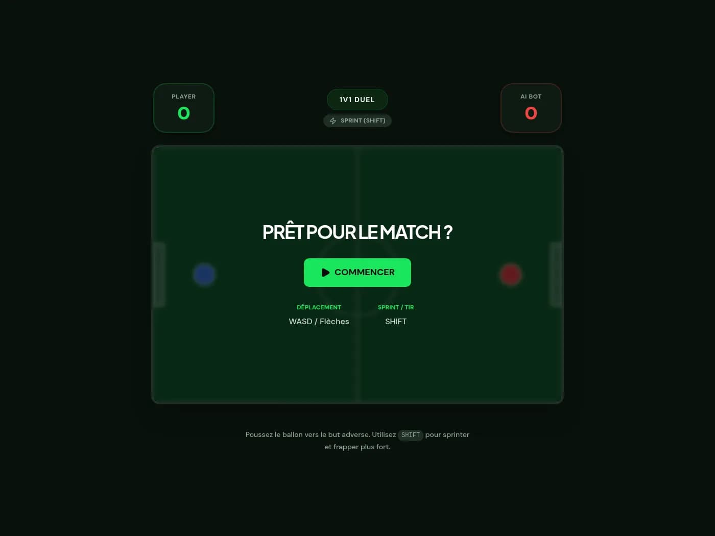 Football 1v1 AI Duel
