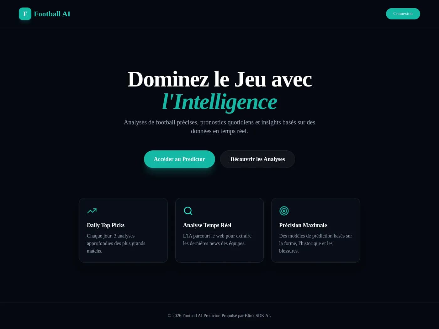 Football AI Predictor