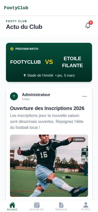 FootyClub Android App