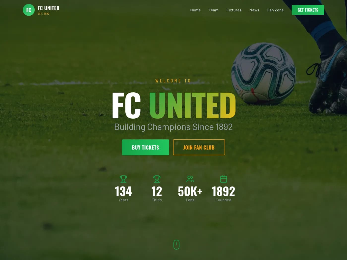 Club Kickoff Website