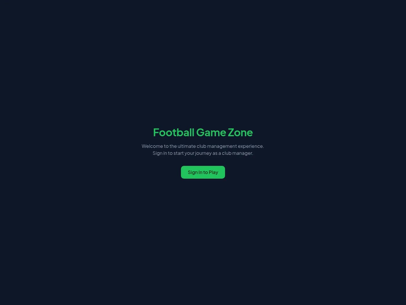 Football Game Zone
