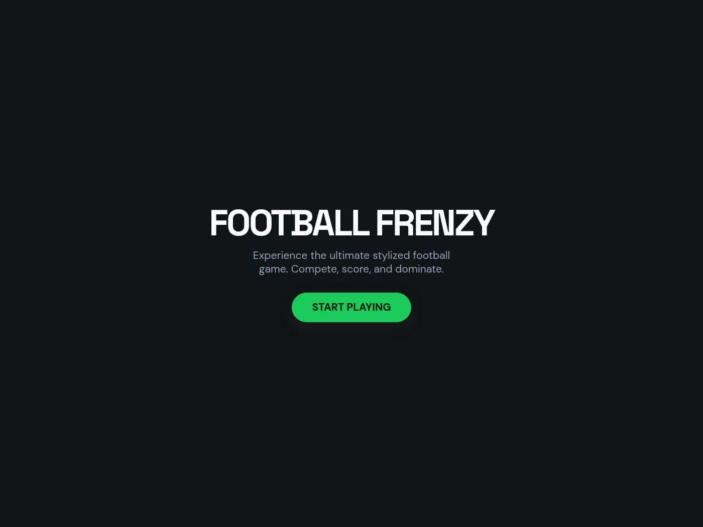 Football Frenzy Game