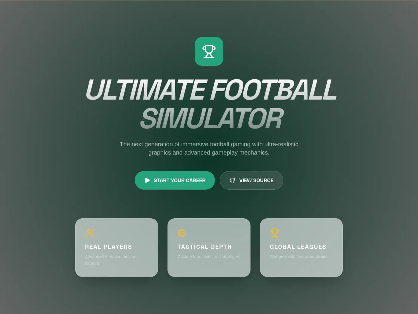 Ultimate Football Simulator
