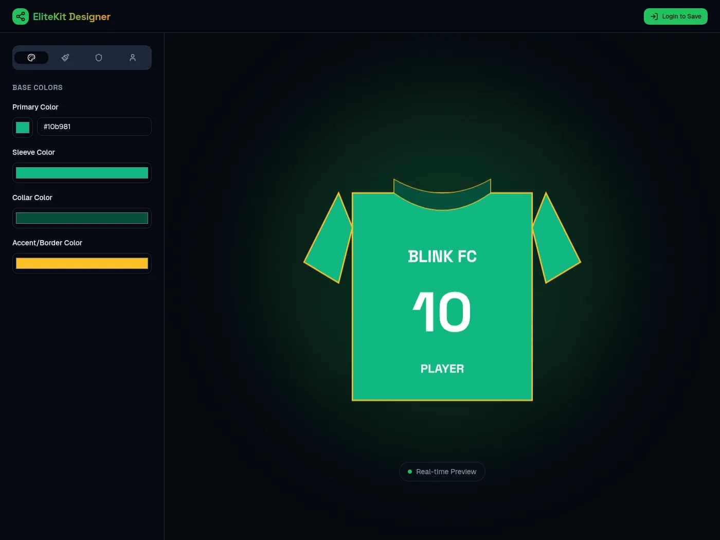 Custom Football Kit Designer