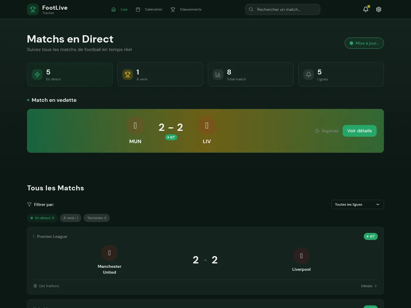 FootLive Tracker