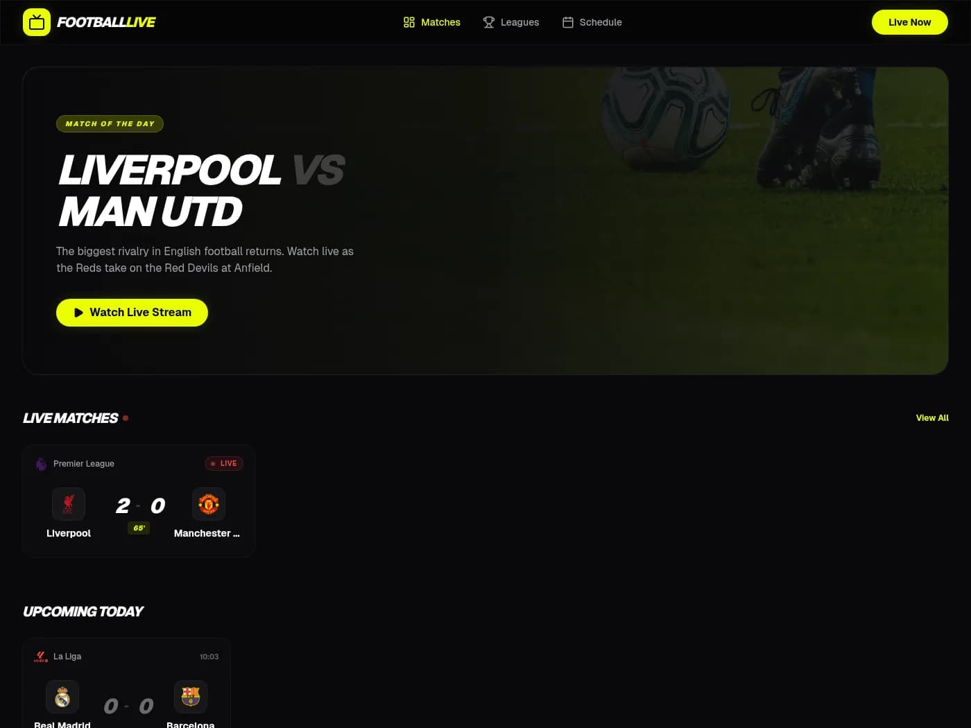 Modern Football Stream