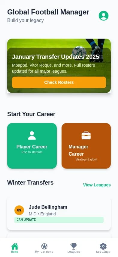 Global Football Manager